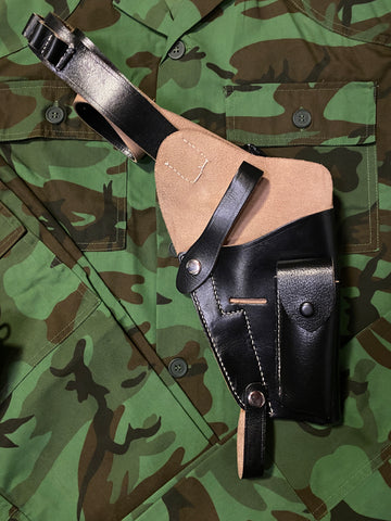 ARVN LOCAL MADE .38/.45 M1911 Shoulder Holster w/ SMALL MAG POUCH ...