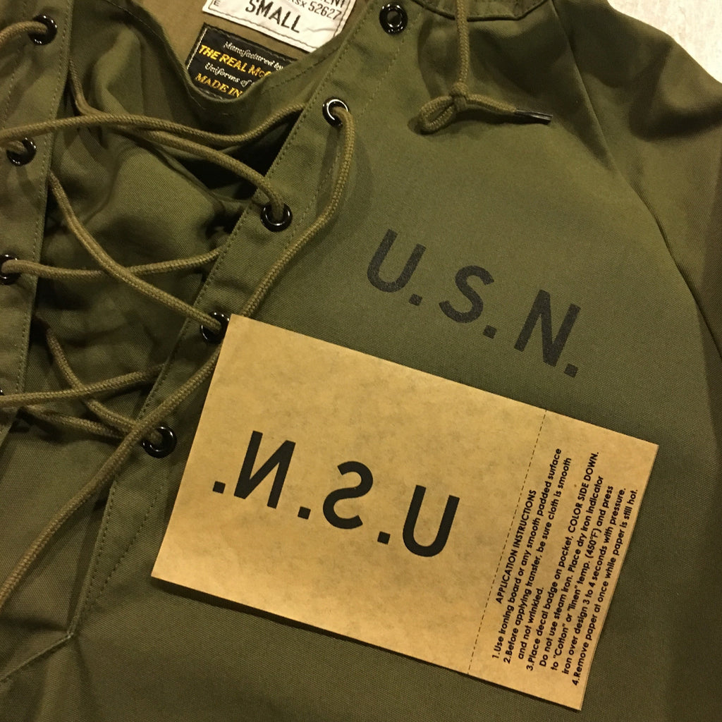 USN US NAVY USN IRON ON DECAL – MIMURA YOKO